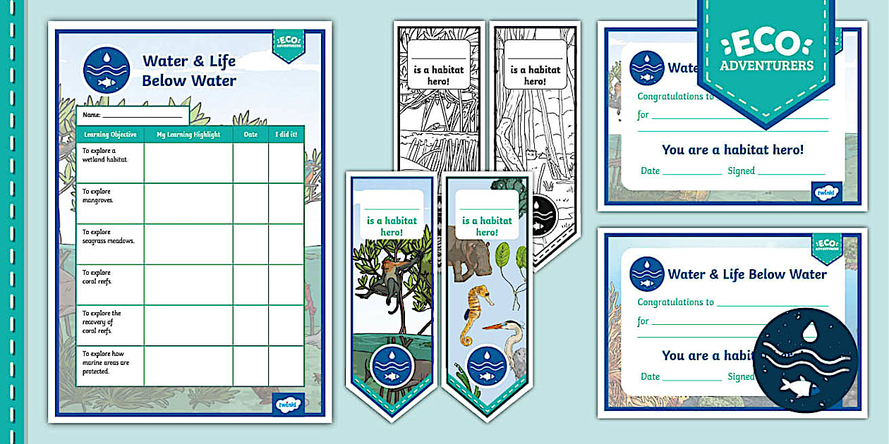 Year 4 Bookmarks, Certificates & Reward Chart