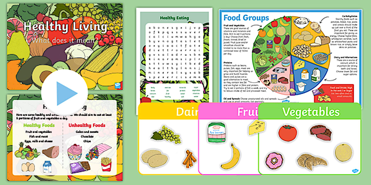 Healthy Eating Activity Sheets Resource Pack | Twinkl