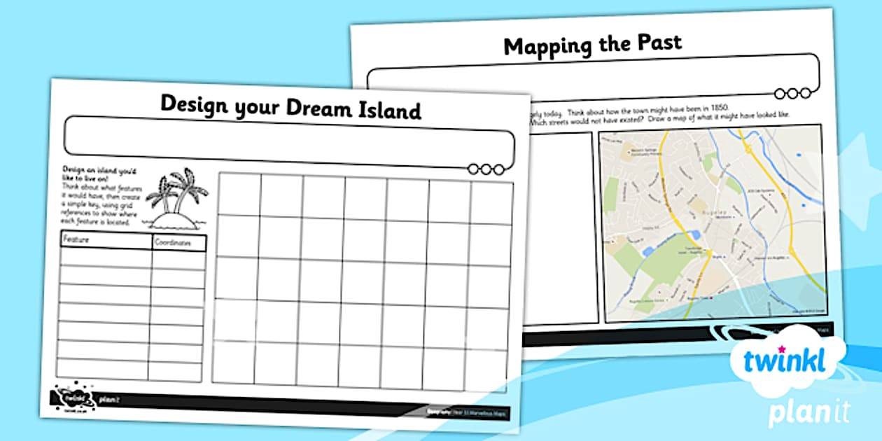 Map Reading Home Learning Tasks - Year 5 Geography - Twinkl