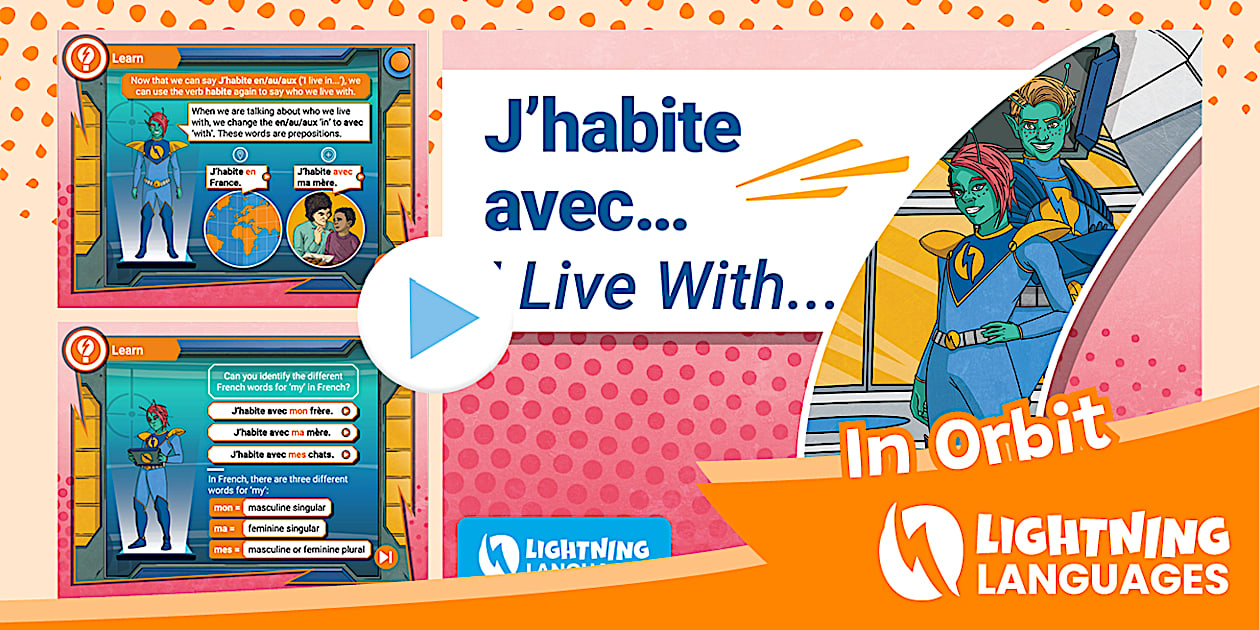 👉 French In Orbit Introductions and Skills PowerPoint 2