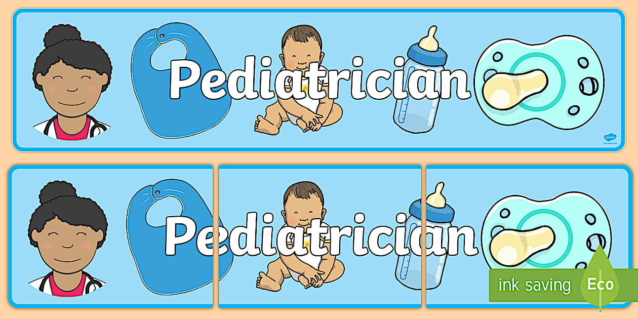 Pediatrician Dramatic Play Banner