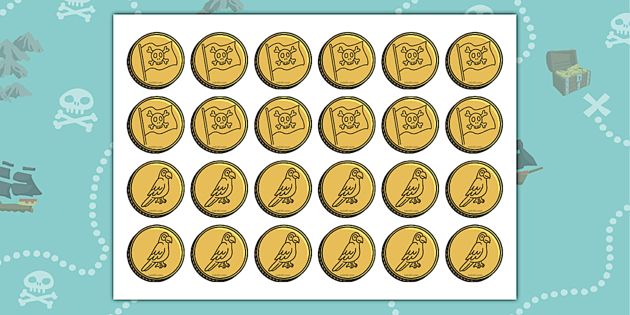 Pirate Dubloons (teacher made) - Twinkl