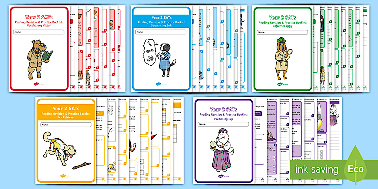 Year 2 Survival SATs Reading Revision Practice Booklet Pack