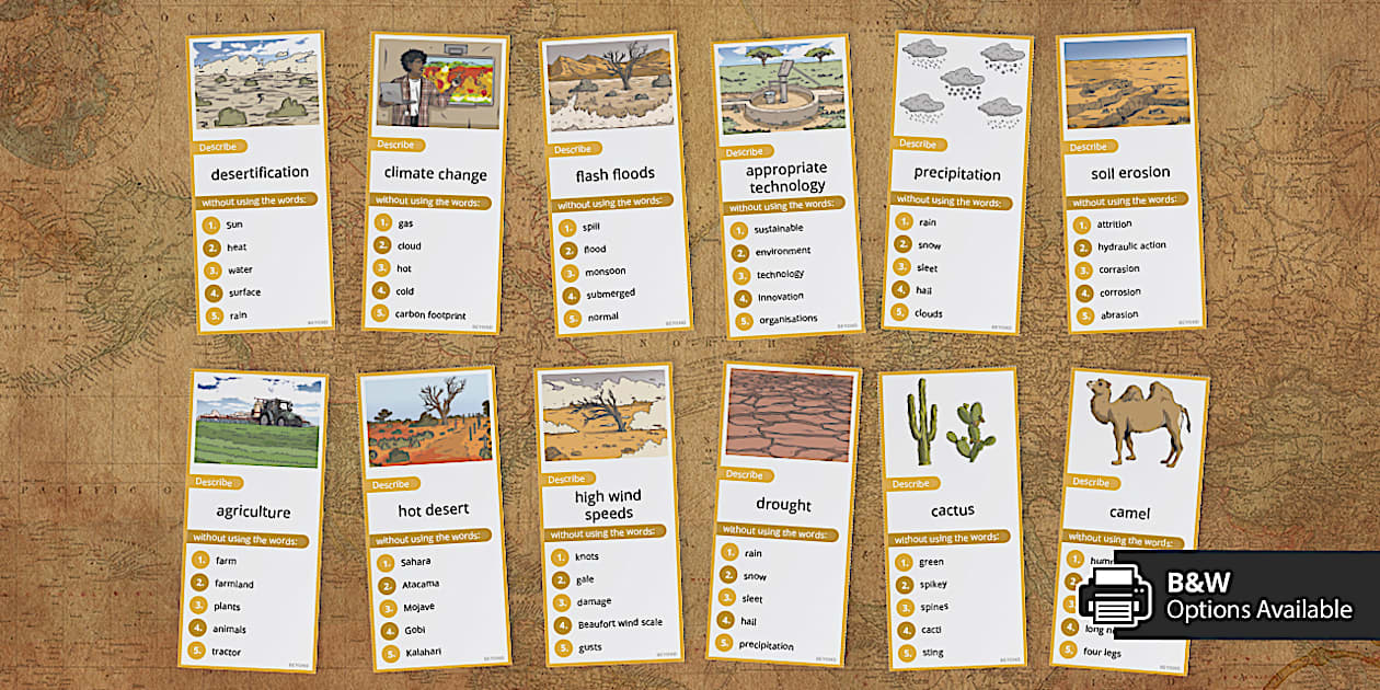 Hot Deserts Can You Guess Card Activity | Beyond Geography