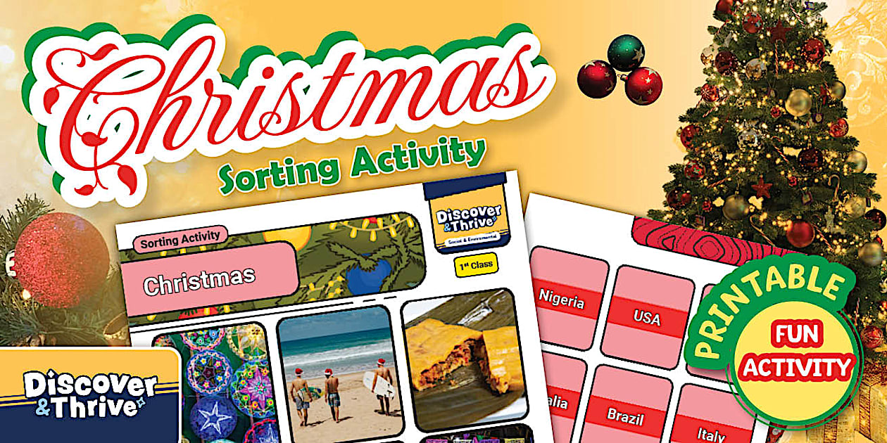 SEE (Exploration of our World) Christmas Sorting Activity
