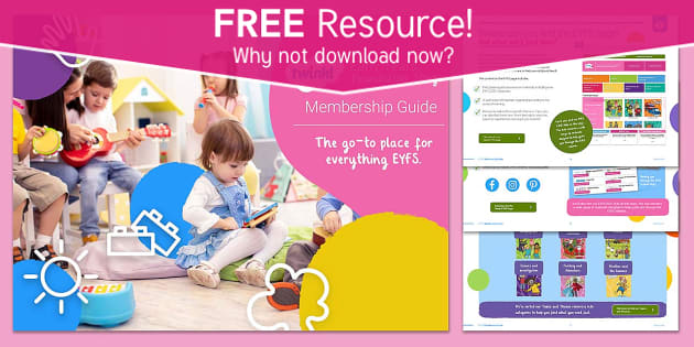 FREE! - EYFS Practitioners Membership Guide (teacher made)