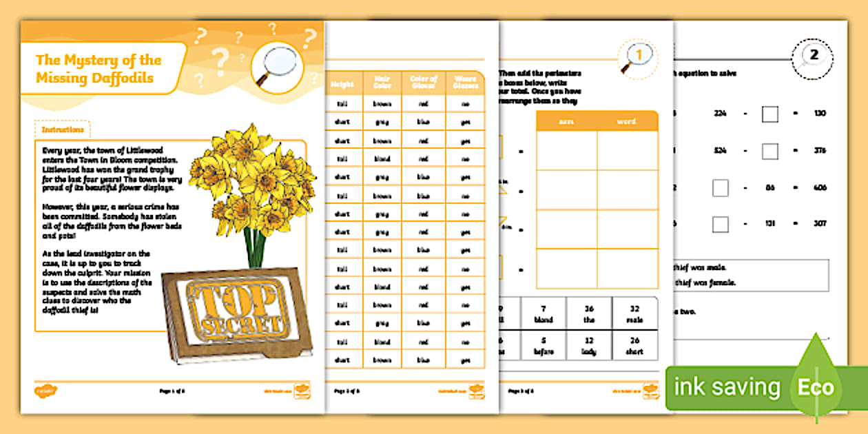 3rd-Grade Math Mystery Project | Fractions | Twinkl USA