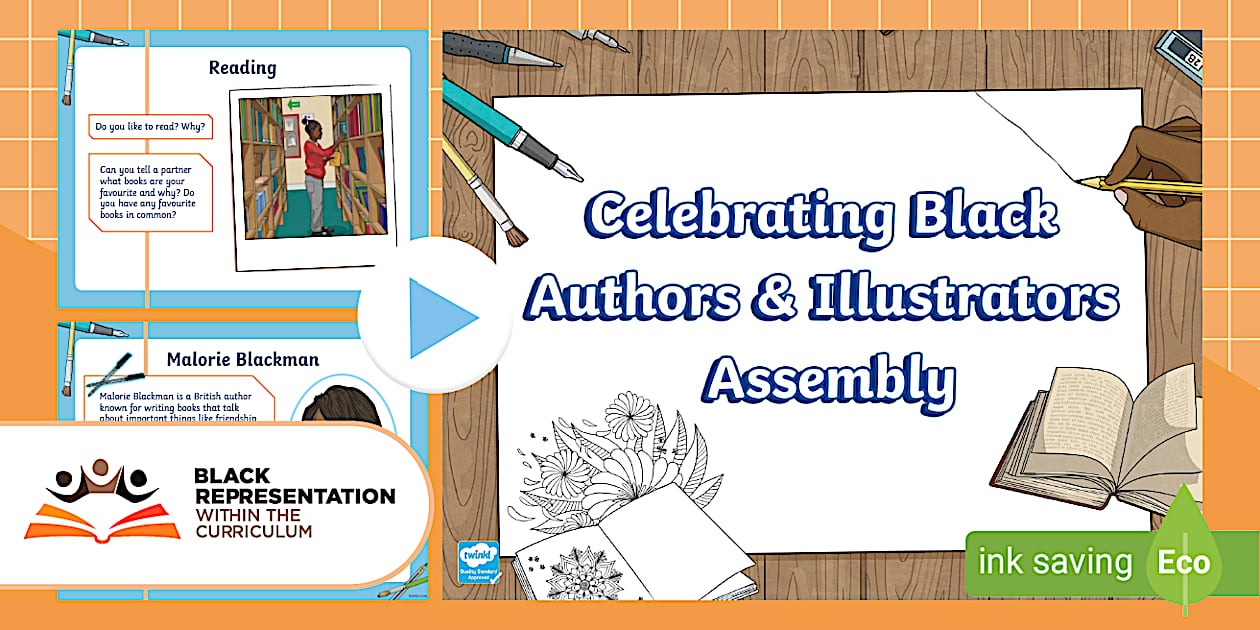 Celebrating Black Authors and Illustrators Assembly - Twinkl