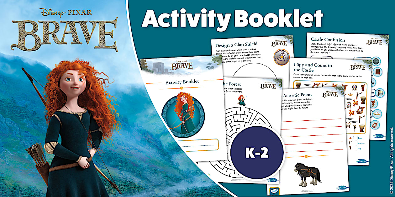 Brave: Activity Booklet for K-2nd Grade