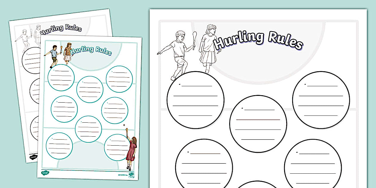 Hurling Rules Writing Template (teacher made) - Twinkl