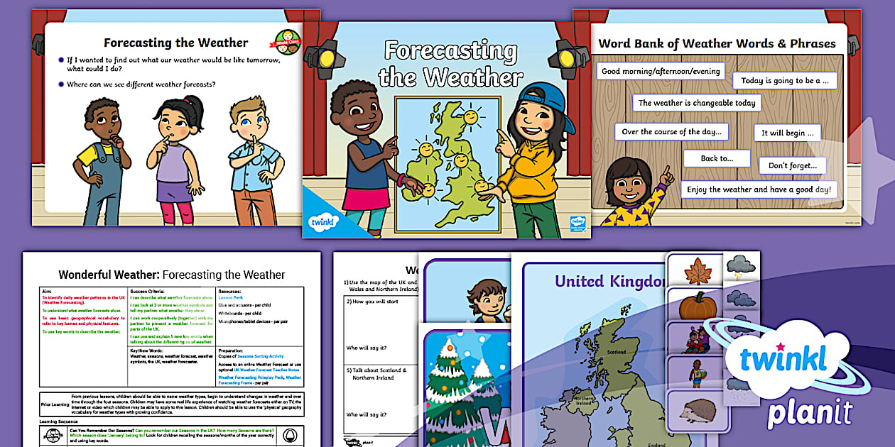Weather Forecast For Kids | KS1 Year 1 Geography Resources