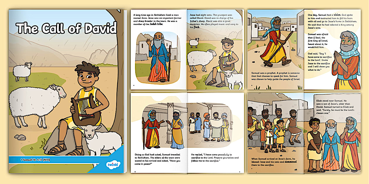 The Bible Story of the Call of David eBook | CfE | Twinkl