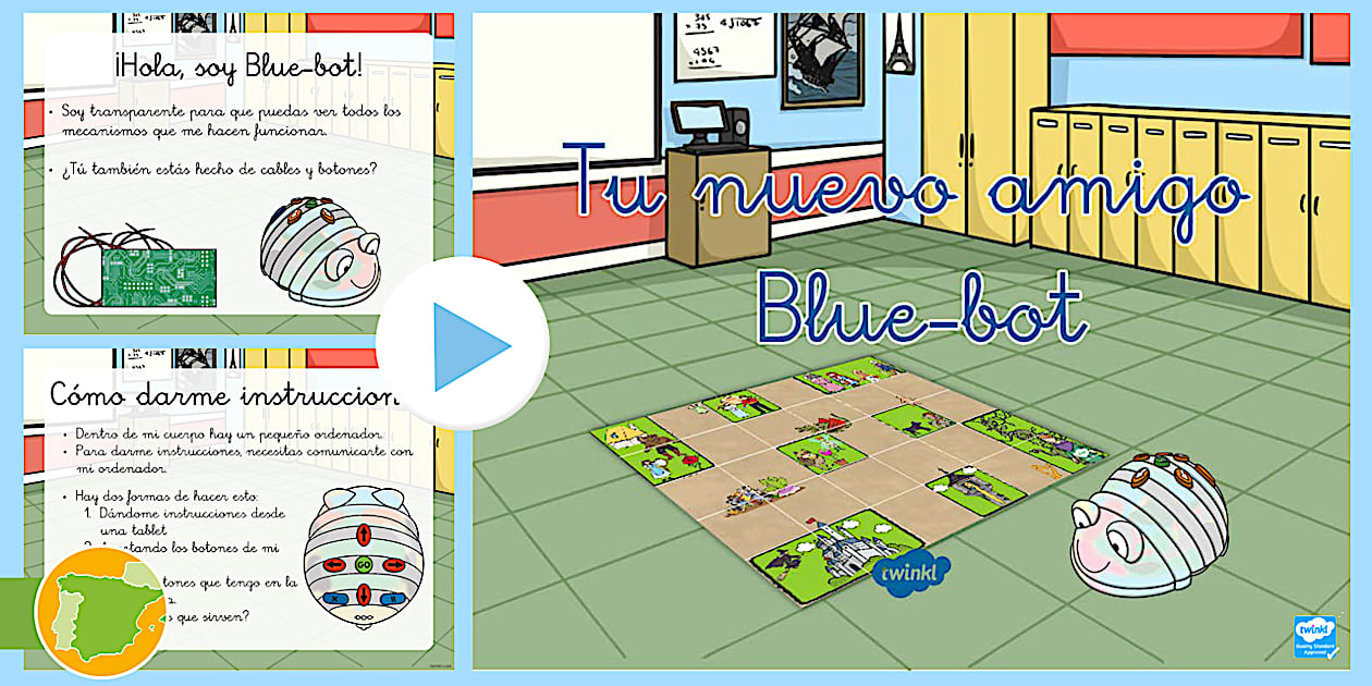 Introducción al uso de Blue-bot en el aula PowerPoint