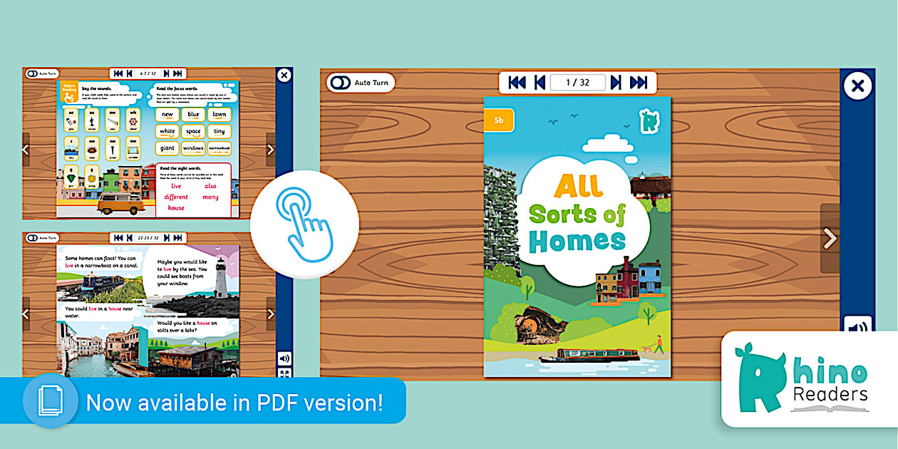 Level 5b Decodable Readers: All Sorts of Homes - Twinkl