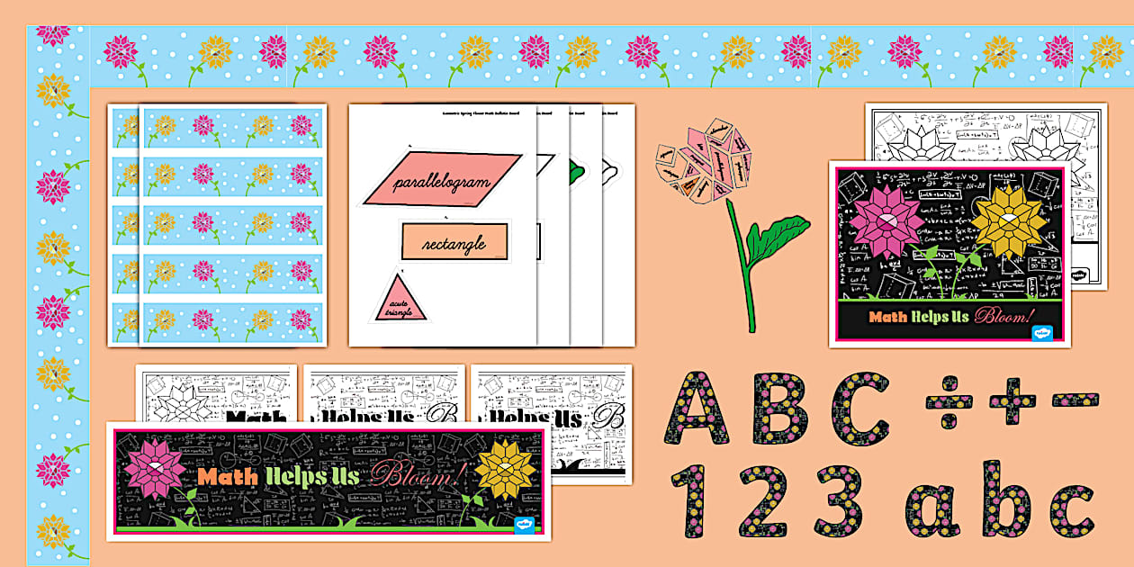 6th-8th Grade Math Classroom Decorations Pack | Twinkl USA