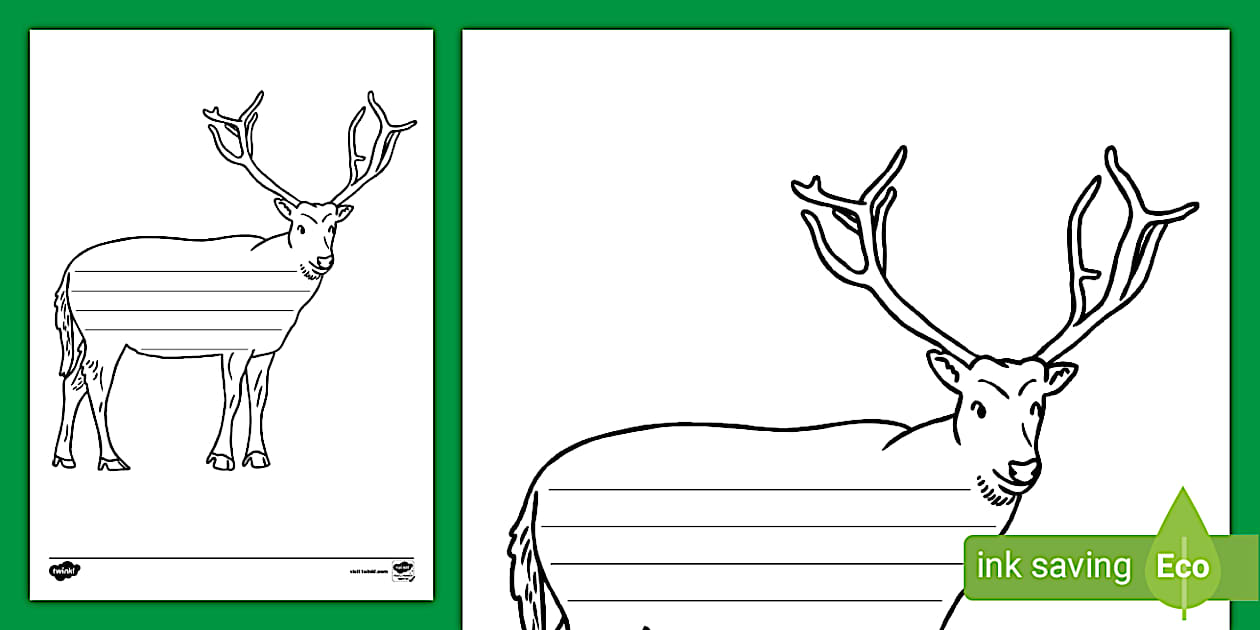 Buck Writing Template (teacher made) - Twinkl