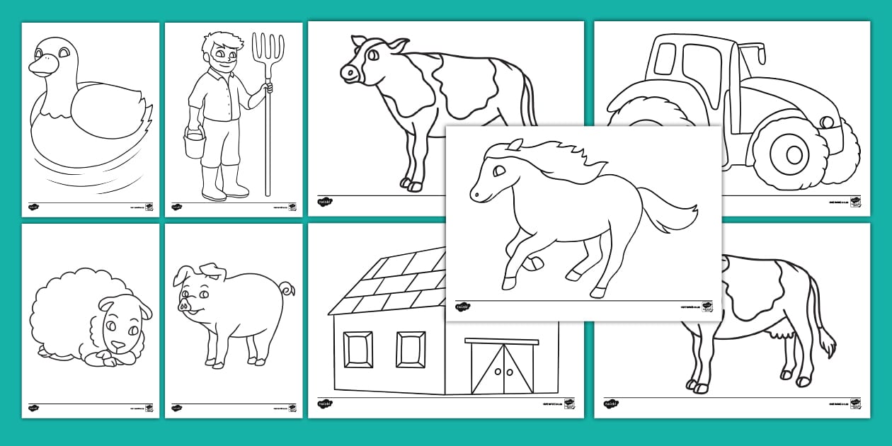 My First Farm Colouring Pack