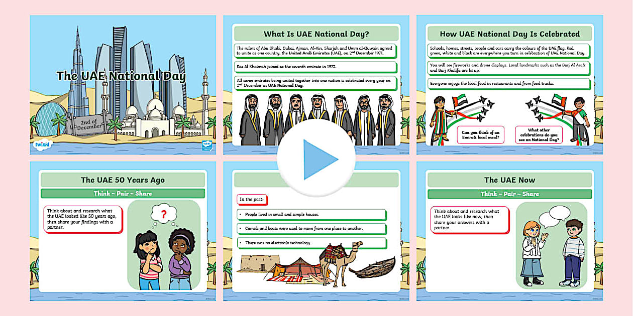 The UAE National Day Presentation (Hecho por educadores)