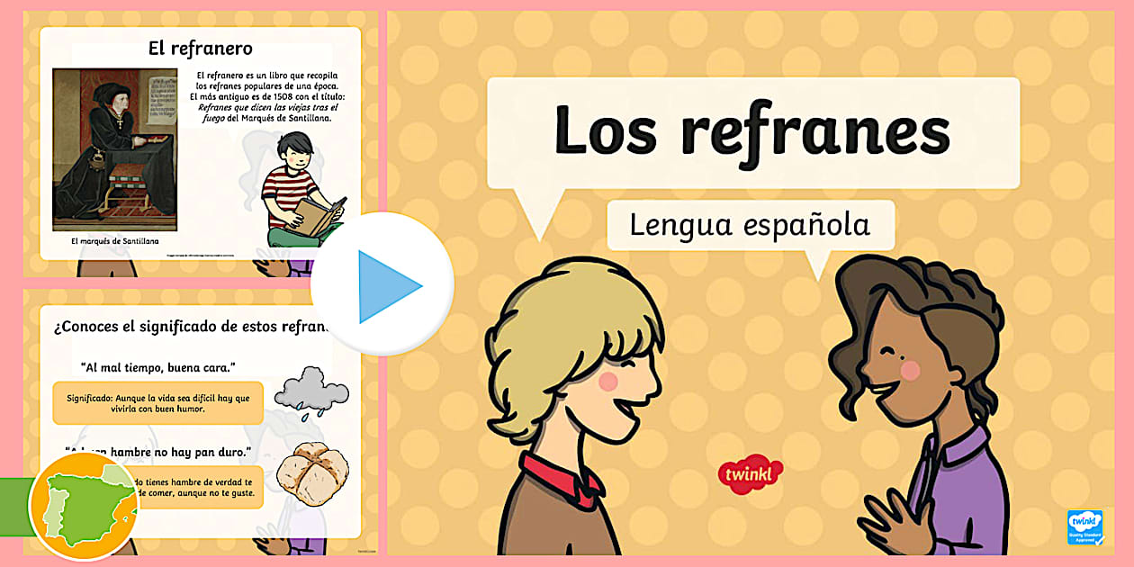 Presentación: Los refranes (teacher made) - Twinkl