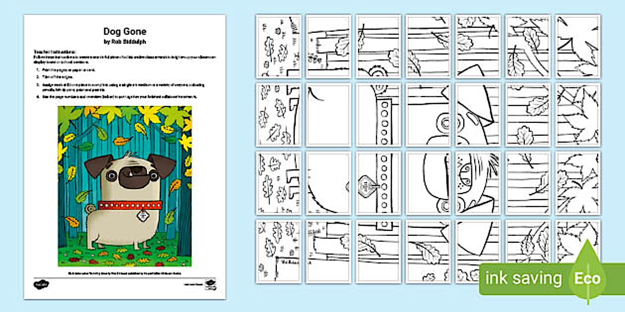 FREE! - Rob Biddulph "Dog Gone" Collaborative Art Pack