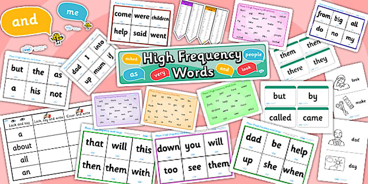High Frequency Words Resource Pack (teacher made) - Twinkl