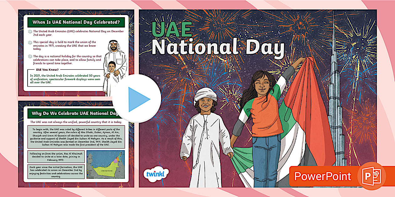 UAE National Day Power Point (teacher made) - Twinkl