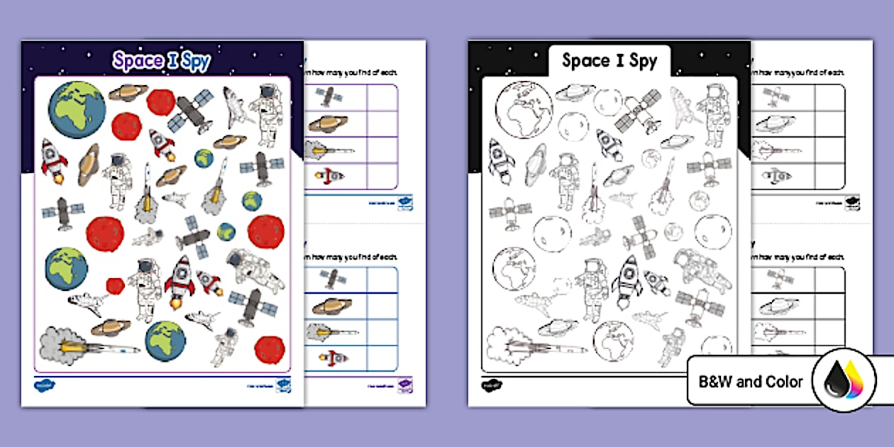 Spy Space activity | Kindergarten Resource | Twinkl USA