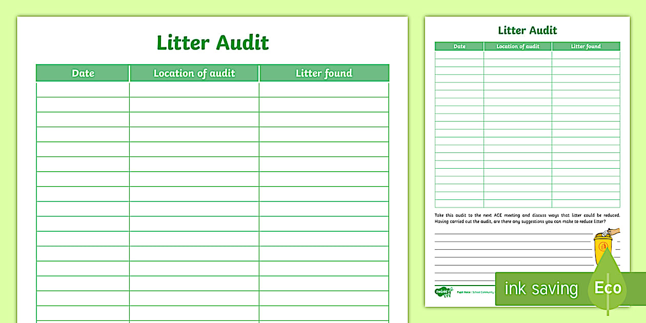 Pupil Voice - Environment - Action Committee for the Environment – Litter