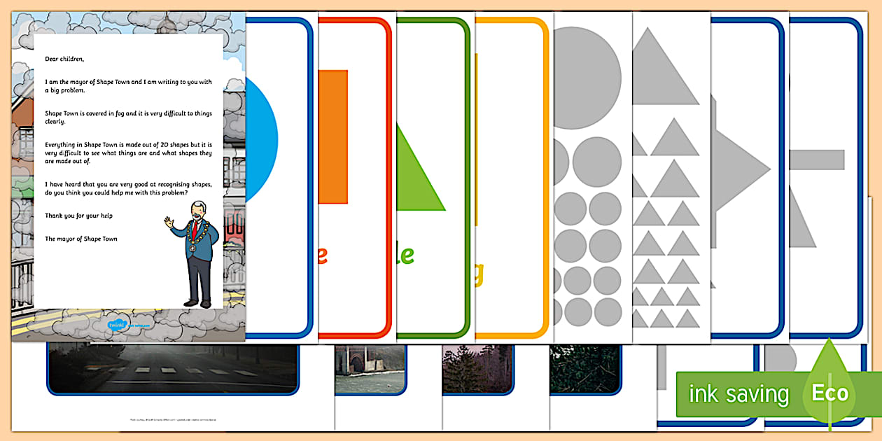 Shapes in the Fog - 2D Shape Activity Resource Pack - Twinkl