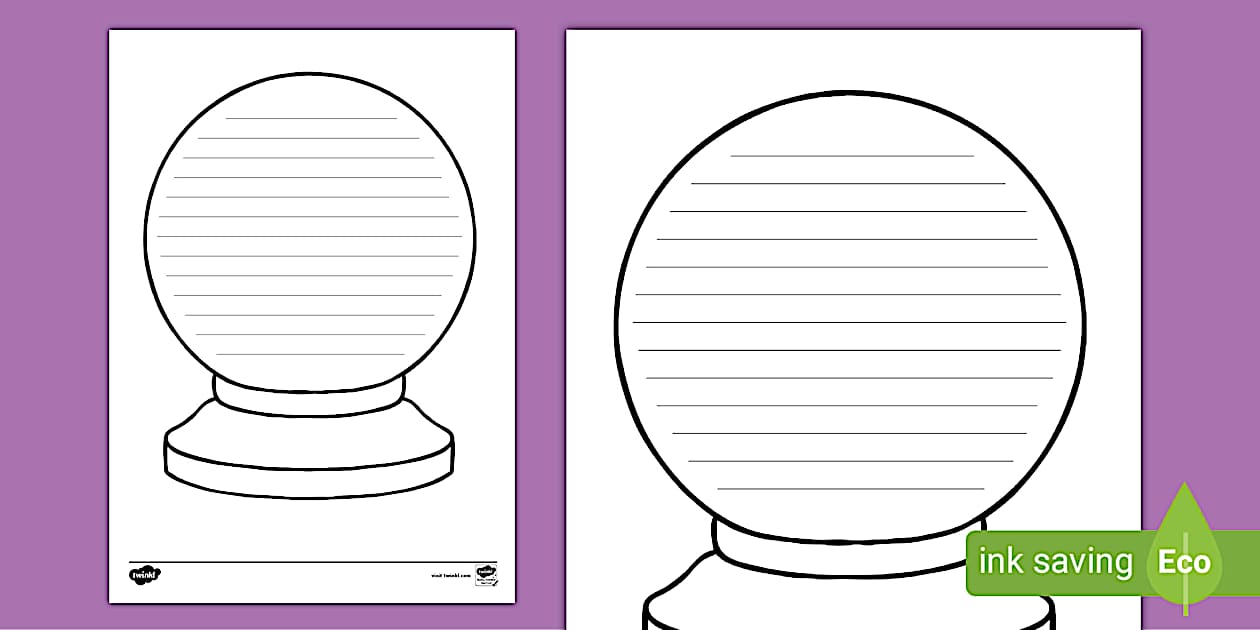 Fortune Teller Writing Template (Teacher-Made) - Twinkl