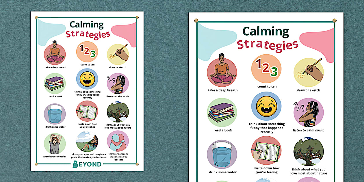 Calming Strategies for Older Students Poster | Twinkl