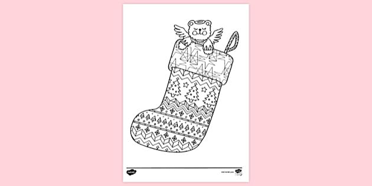 Fancy Christmas Colouring Page | Colouring Sheets - Twinkl