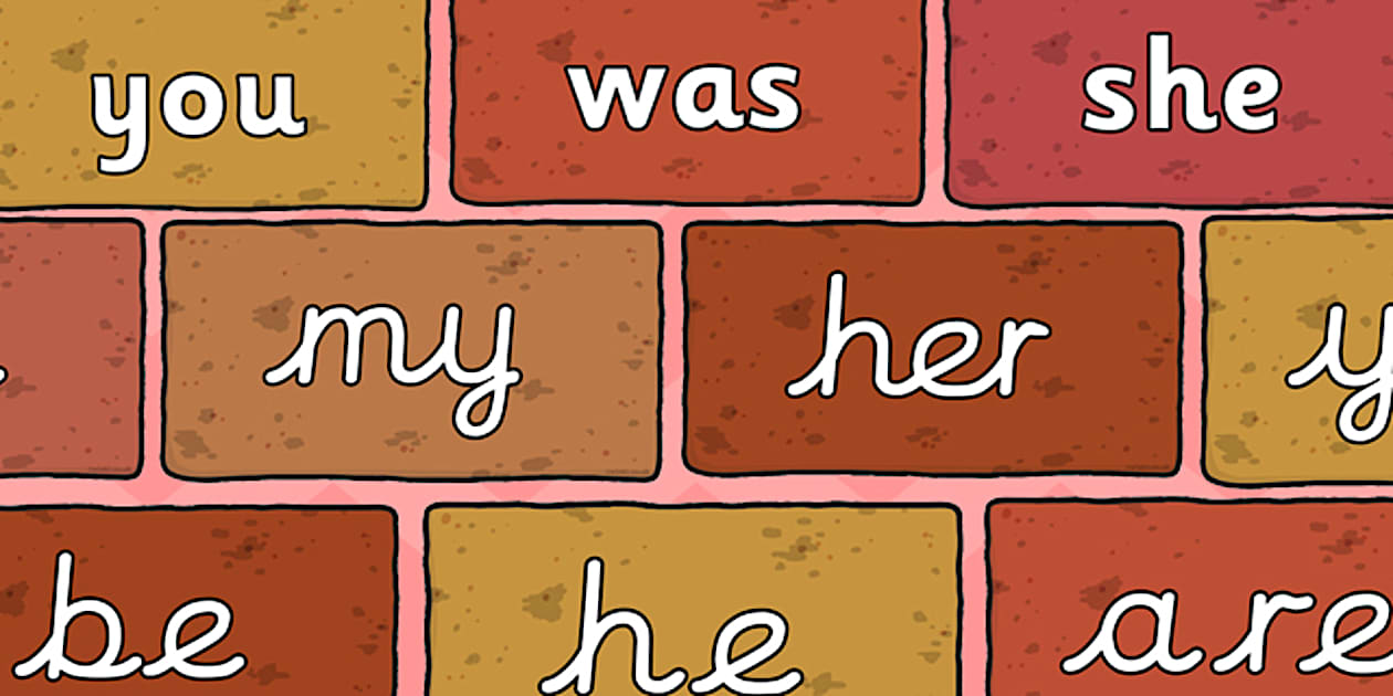 Editable Phase 3 Tricky Words On Bricks (teacher made)
