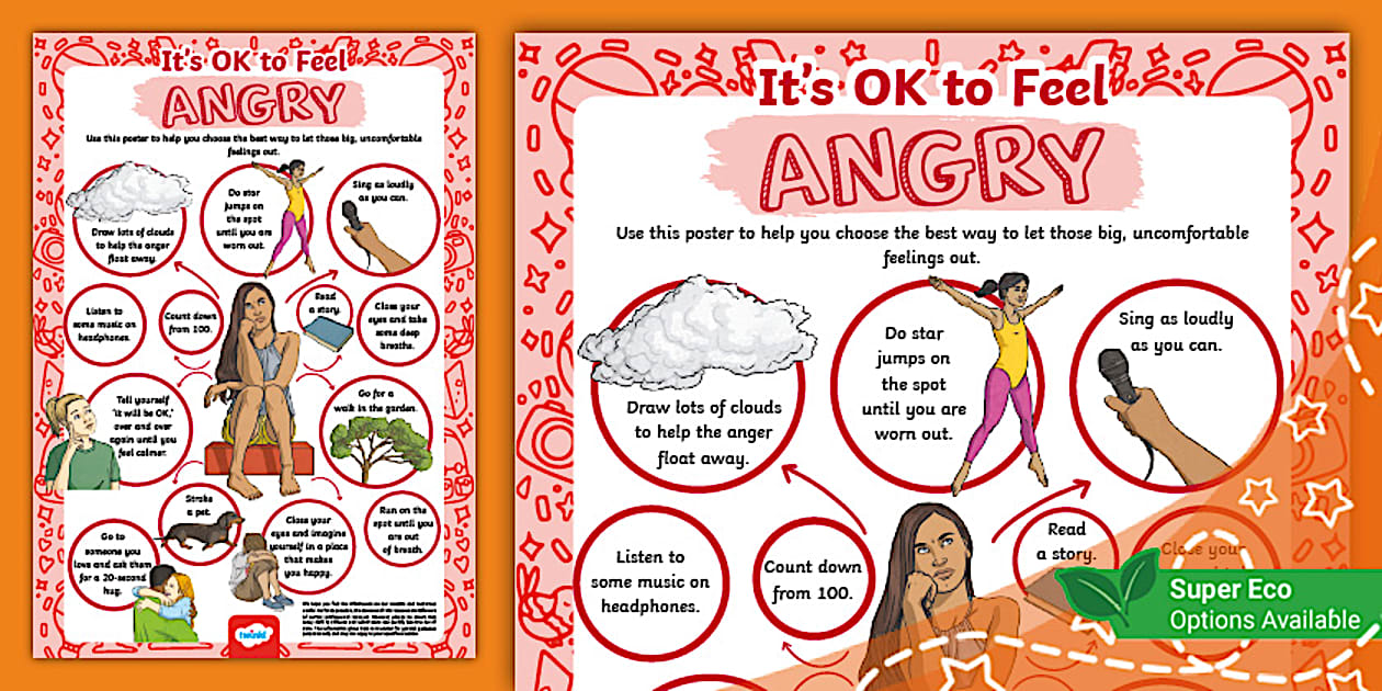 It's OK to Feel Angry Poster