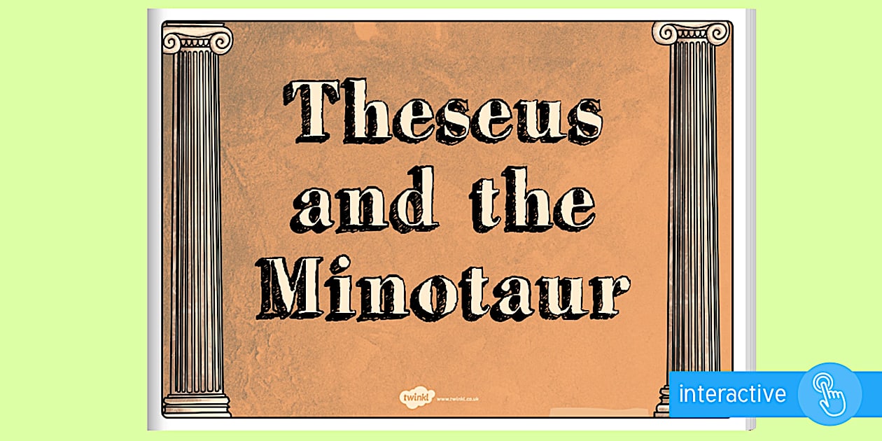 Theseus and the Minotaur eBook | Myths & Legends for Kids