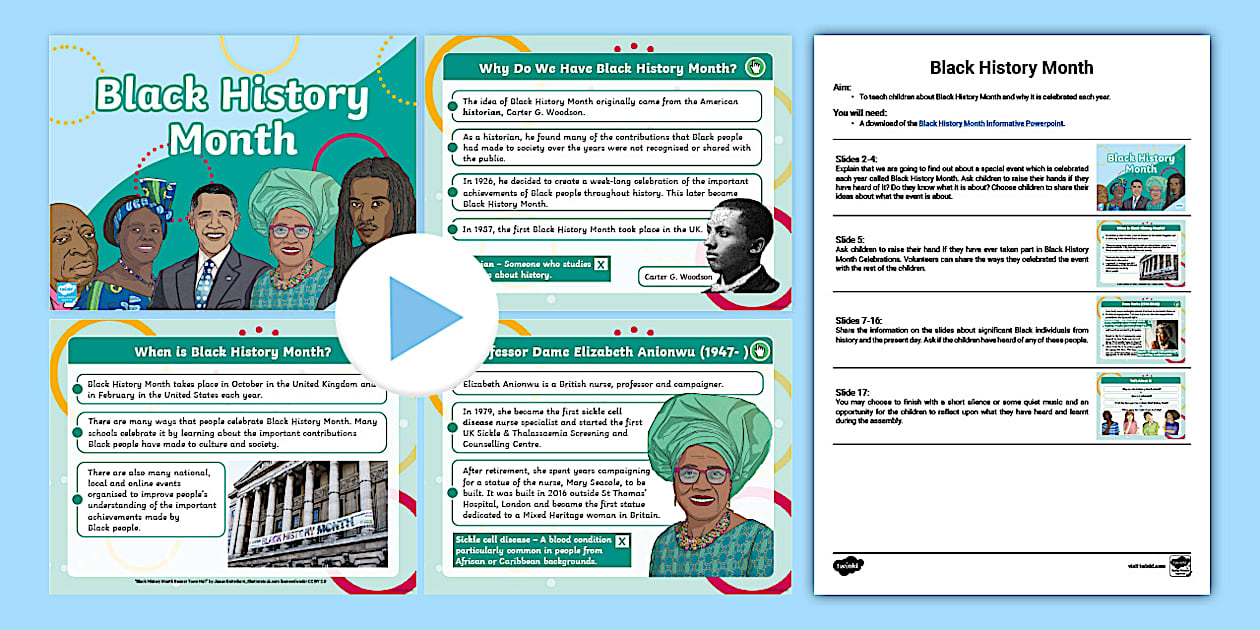 KS2 Black History Month Assembly Pack (teacher made)