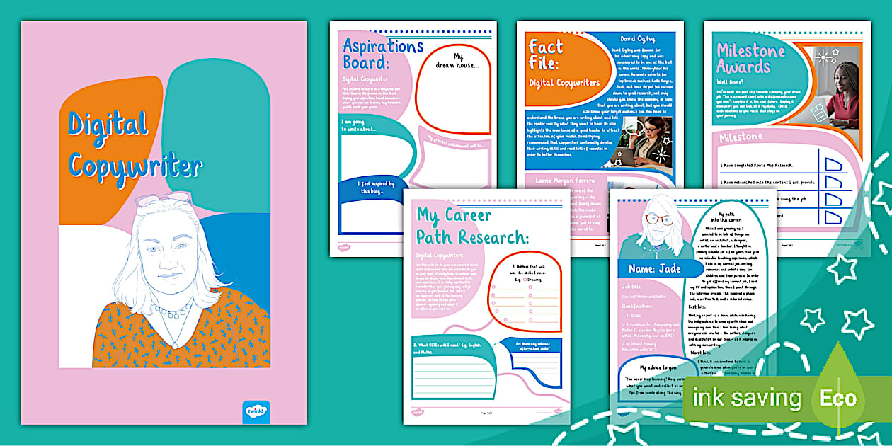 Career Pack: Digital Copywriter (teacher made) - Twinkl