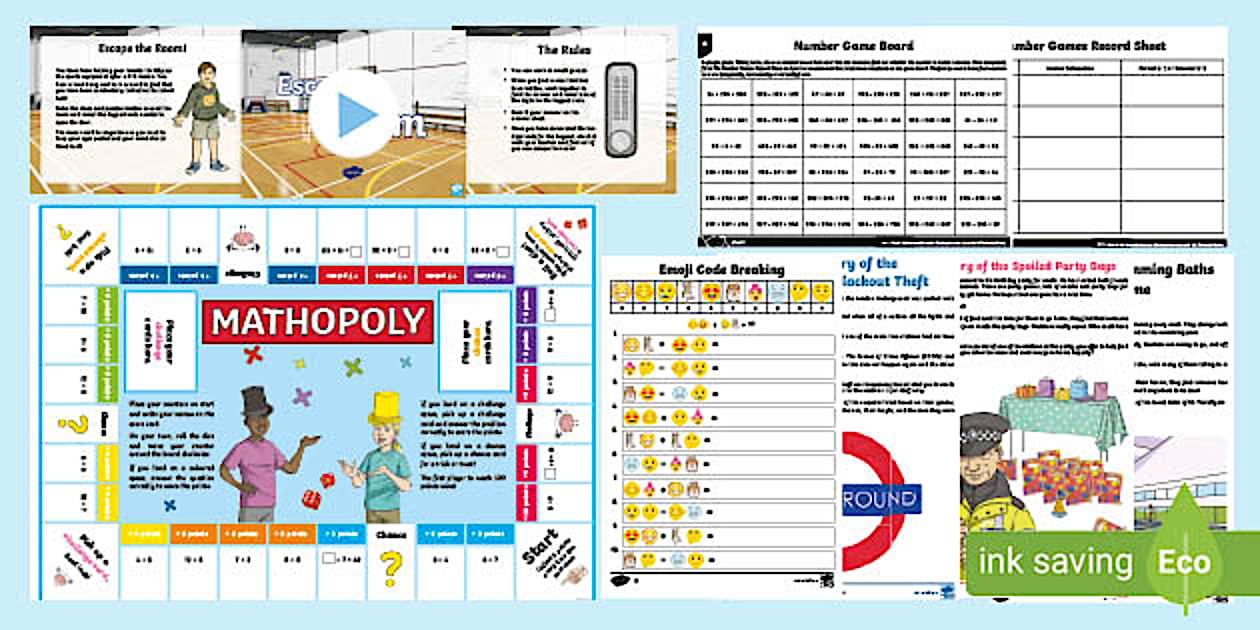 👉 KS2 Maths Week Games Pack | Twinkl Resources - Twinkl