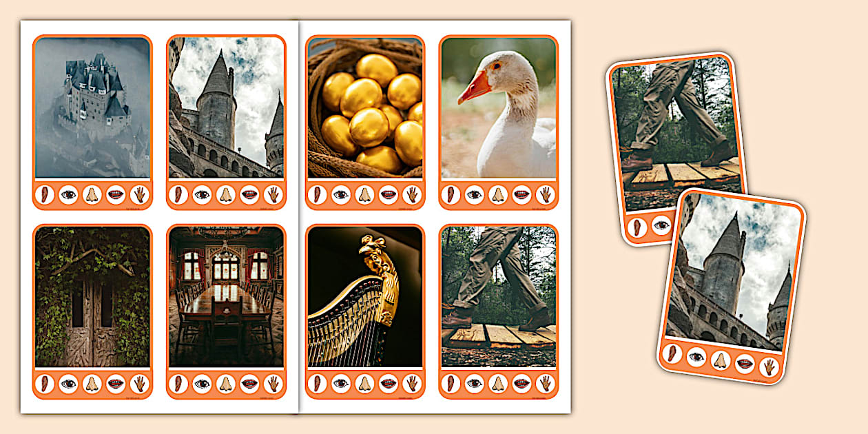 * NEW * The Giant's Castle Setting Photo Prompt Cards