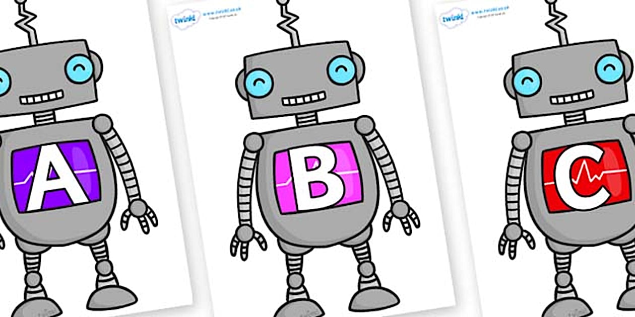 A-Z Alphabet on Robots (teacher made) - Twinkl