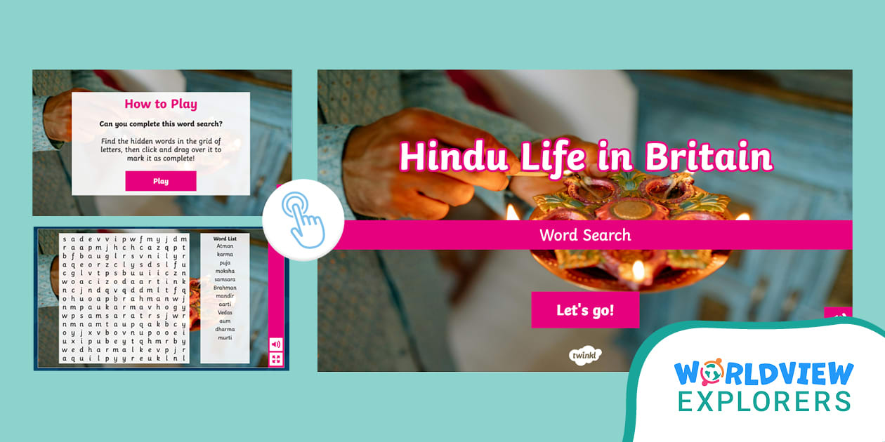 RE: Hindu Life in Britain: Interactive Word Search