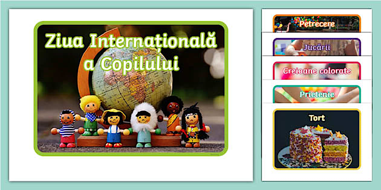 La mulți ani de Ziua Copilului imagini - Twinkl România