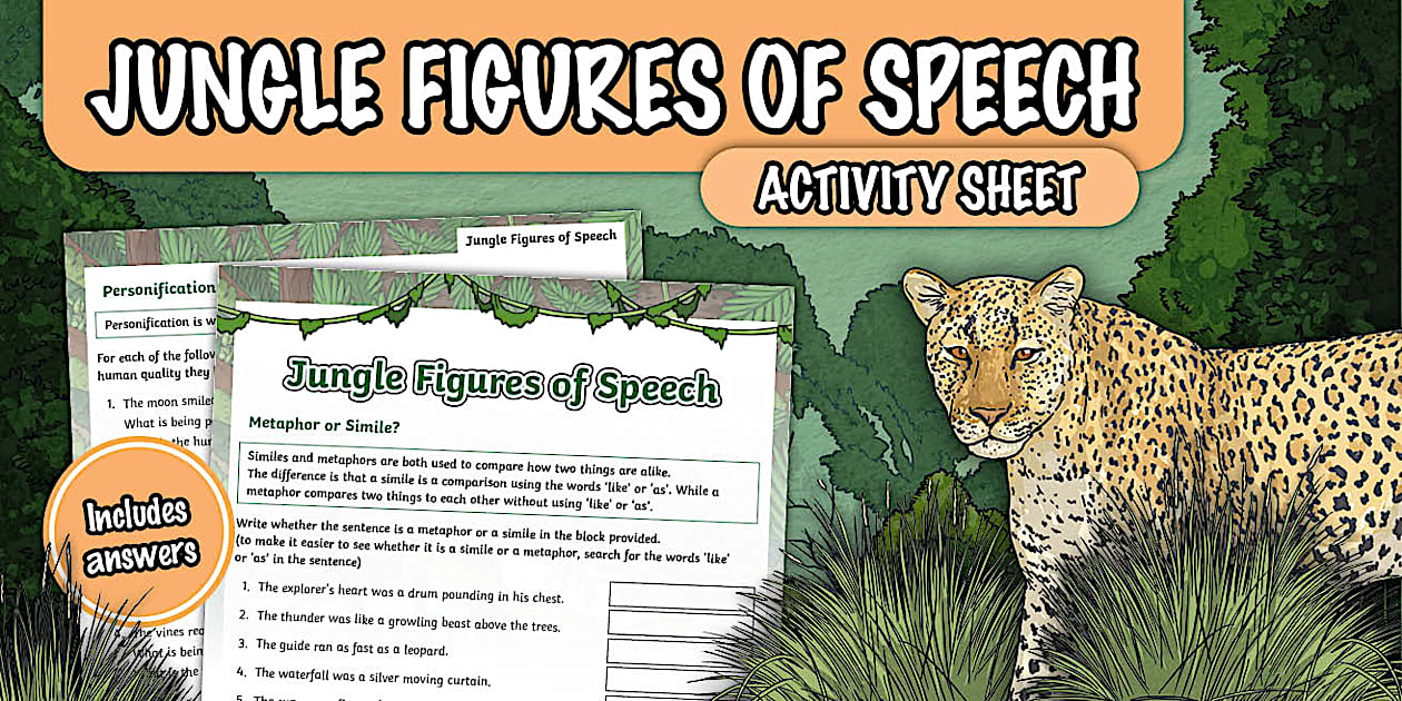 IP English – Jungle Figures of Speech – Activity (CAPS)