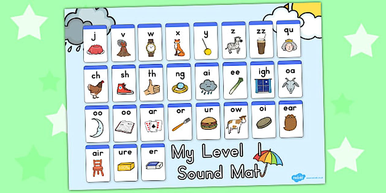 Winter Themed Level 1 Sound Mats (Teacher-Made) - Twinkl