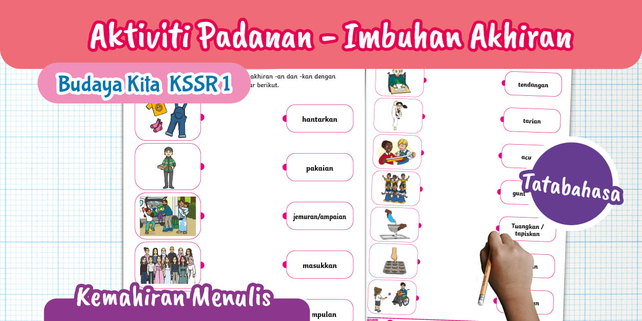 Aktiviti Padanan Beserta Contoh Imbuhan Akhiran