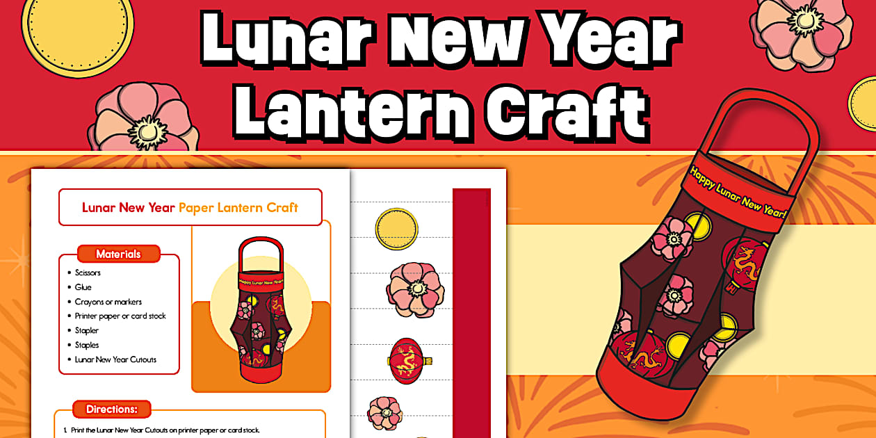 Lunar New Year Paper Lantern Craft