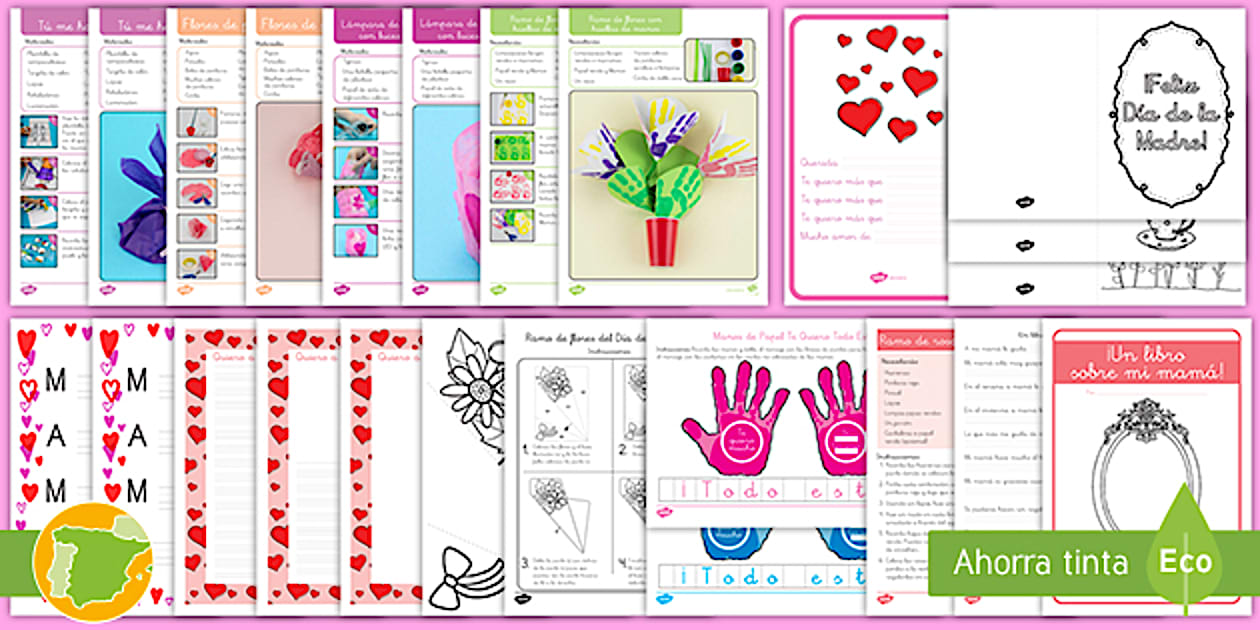 Pack de manualidades y regalos: El Día de la Madre - Twinkl