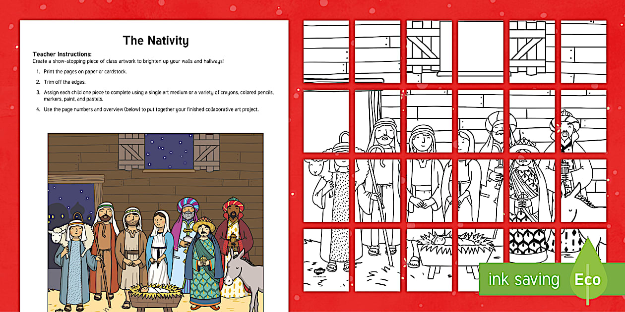Nativity Art Project | Kindergarten Resource | Twinkl USA