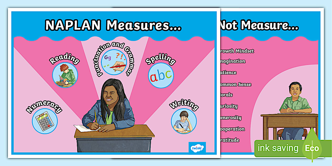 NAPLAN Does Not Measure... Poster (teacher made) - Twinkl