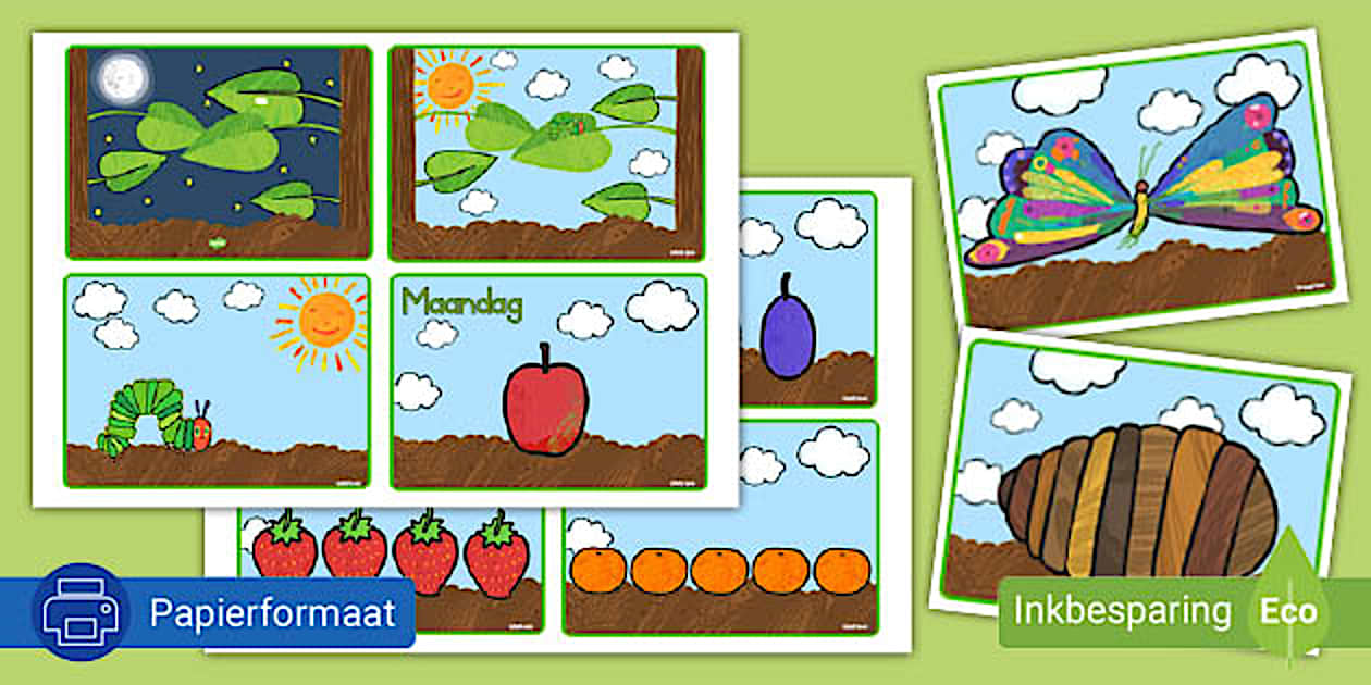 Die Honger Ruspe Storie Volgorde Kaarte (teacher made)